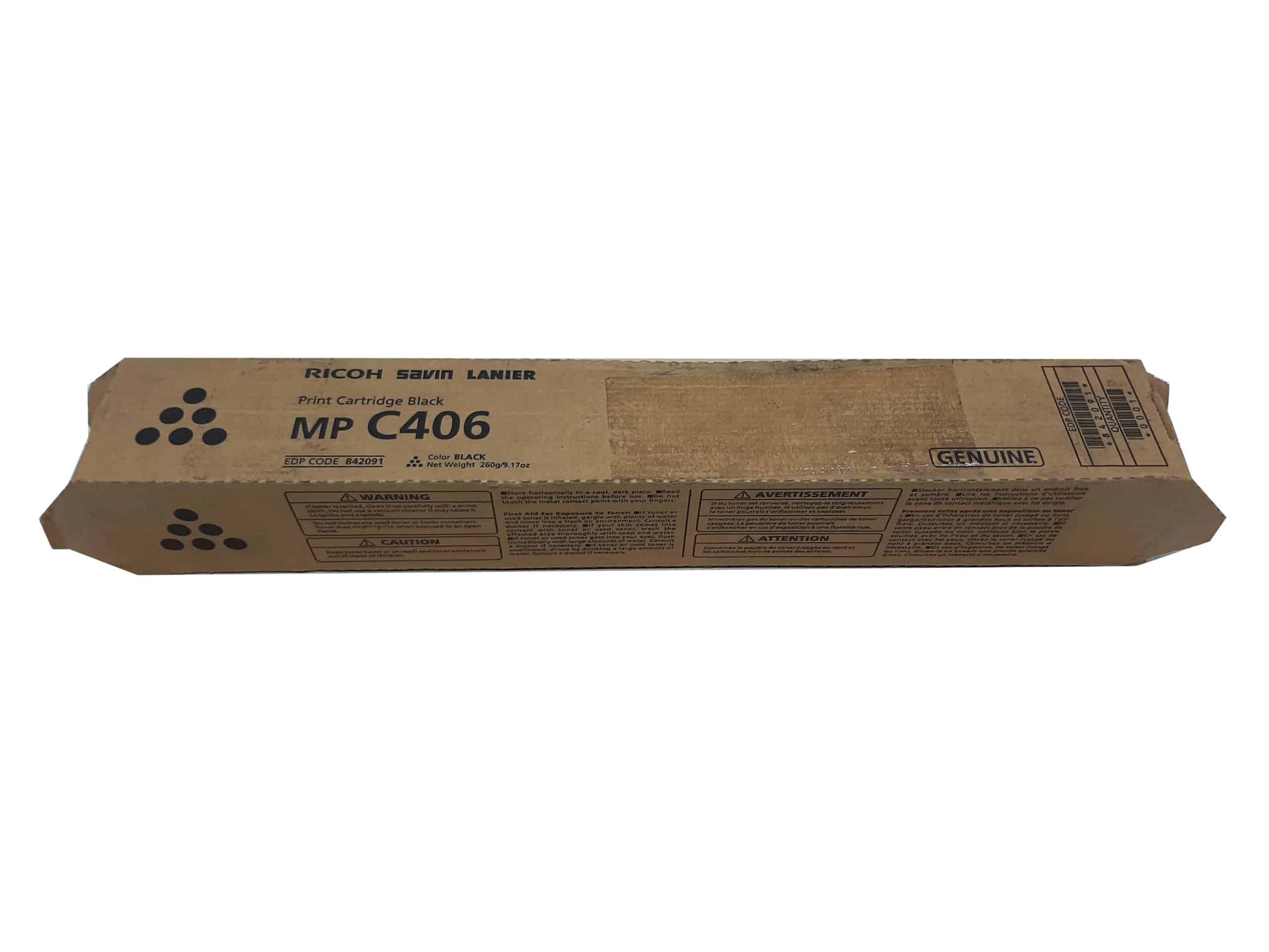 Toner Ricoh Mp C406 / 842091 Black Original Novo – Ecomando Toner Ricoh Mp C406 / 842091 Black Original Novo – Ecomando